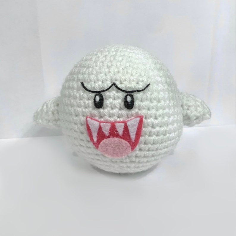 Amigurumi Crochet Pattern: Super Mario Boo - Etsy