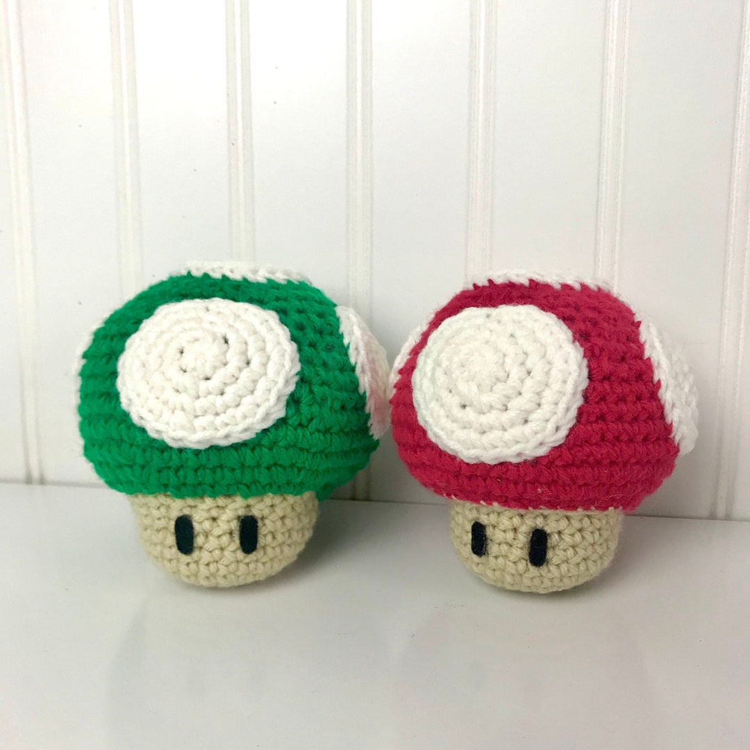 Amigurumi Crochet Pattern: Super Mario Mushrooms - Etsy
