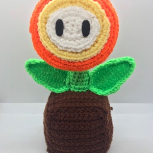 Amigurumi Crochet Pattern: Super Mario Bros Fire Flower - Etsy