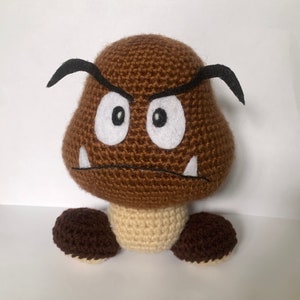 Amigurumi Crochet Pattern: Super Mario Goomba - Etsy