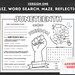 Juneteenth Coloring Page & Activity Placemat Sheet for Kids, Printable ...