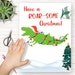 Dinosaur Christmas Handprint Art Craft, Easy Christmas Crafts for ...