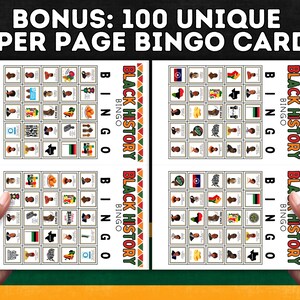 Black History Bingo, Printable Black History Month Activities ...