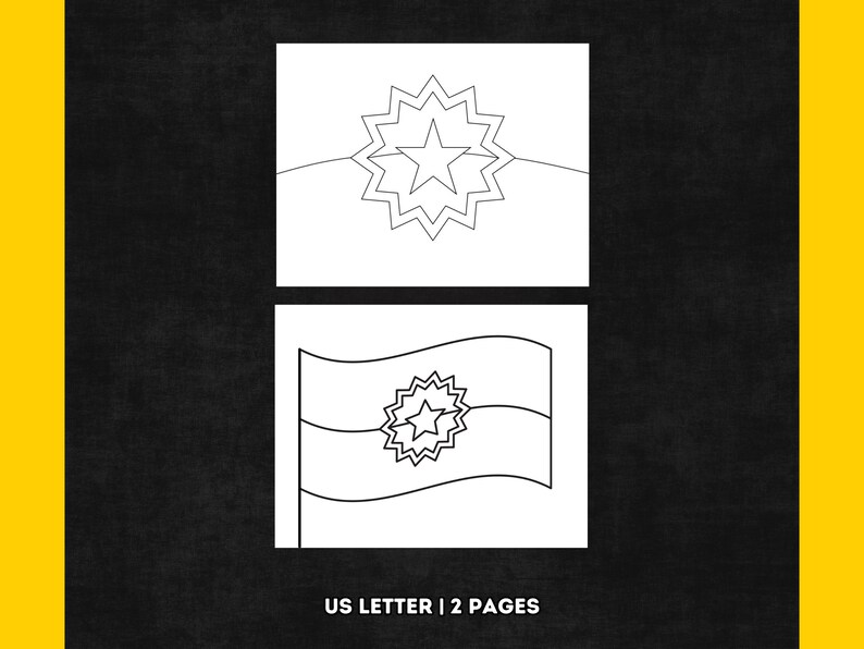 Juneteenth Flag Coloring Page for Kids, Black History Coloring Book ...