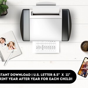 Memory Box Filing System Printable, Milestone Tote Labels, File Tabs ...