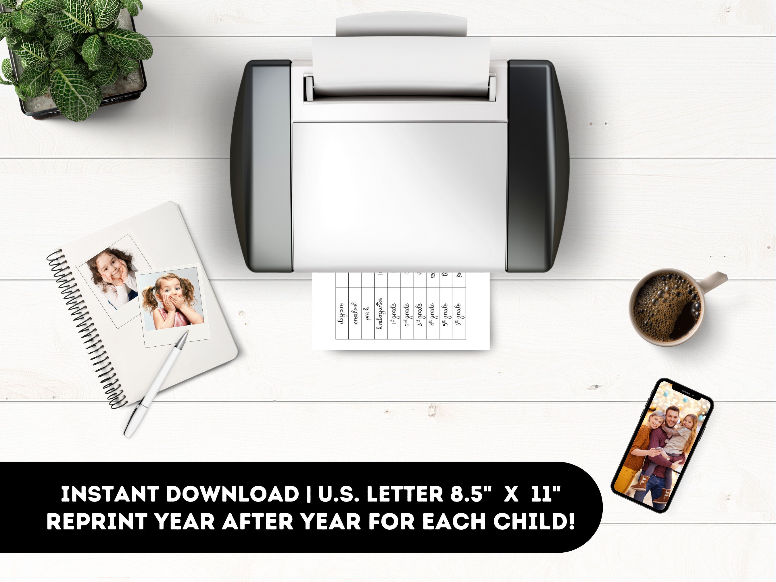 Memory Box Filing System Printable, Milestone Tote Labels, File Tabs ...