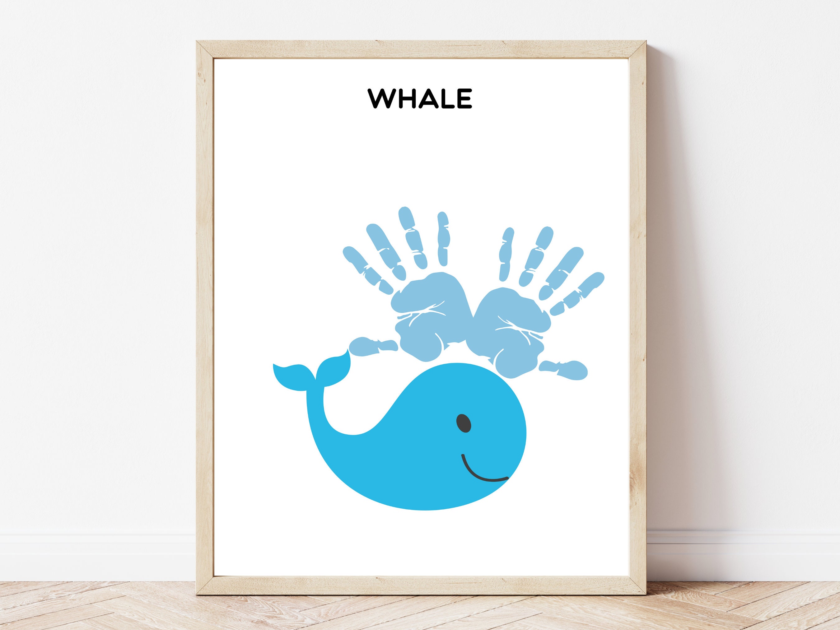 15 Sea Animals Handprint Art Bundle, Crustaceancore Classroom Nursery ...