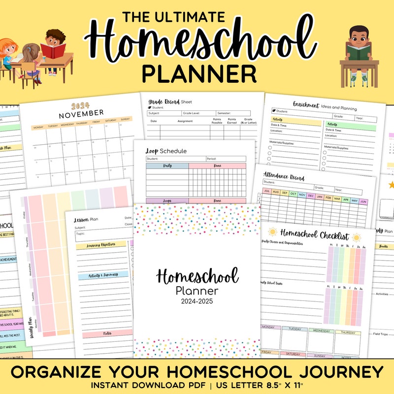 Homeschool Planner - Etsy