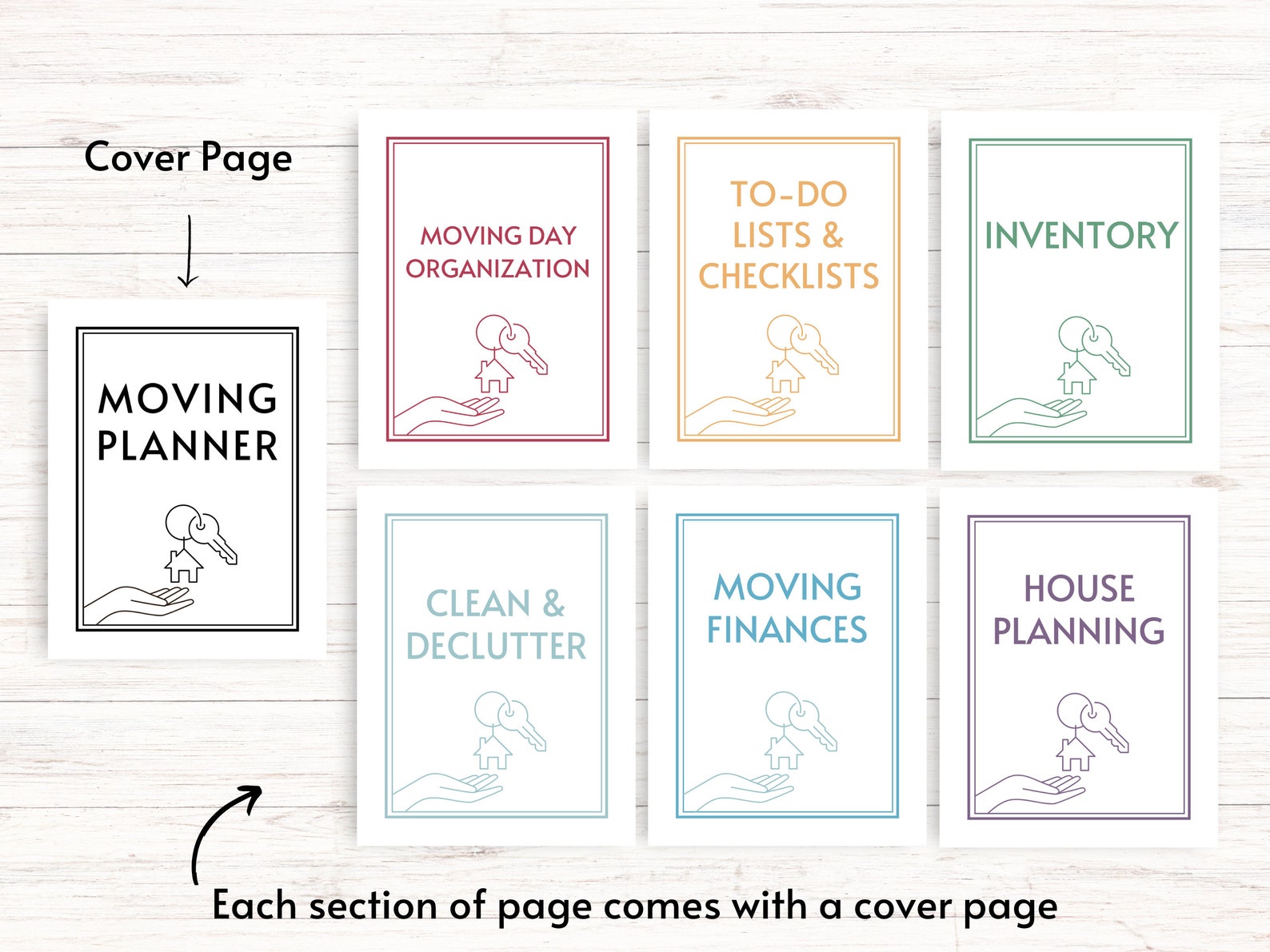 Moving Checklist, PCS Binder, Moving Binder, Moving Printable, Moving ...