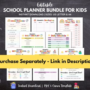 Kids Daily Schedule Template Printable, Homeschool Mom Daily Routine ...