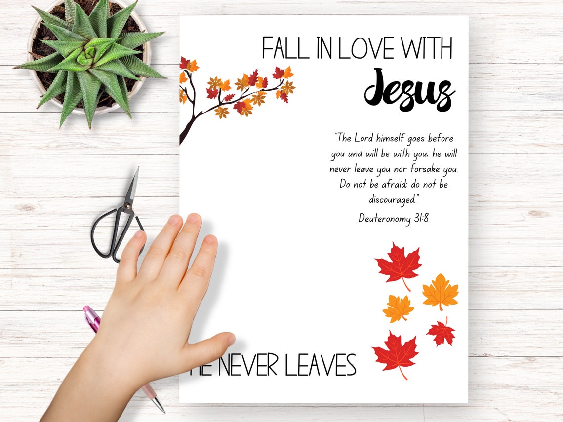 Fall in Love With Jesus Handprint Art Bible Lesson Handprint Craft Kids ...