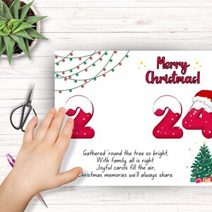 Christmas 2024 Handprint Footprint Art, Holiday Handprint Art, DIY ...
