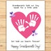 Grandparents Day Handprint Craft, Grandparents Day Art, Grandparents ...