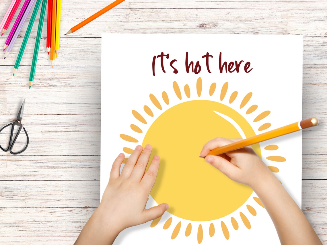 Summer Sun Handprint Art Printable Summer Art for Kids Handprint ...