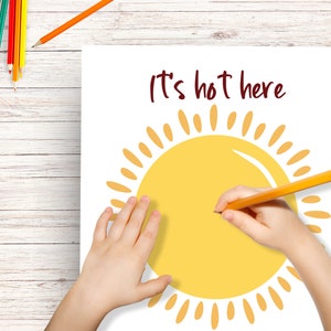 Summer Sun Handprint Art | Printable Summer Art for Kids | Handprint ...