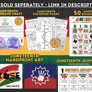 Juneteenth Color-by-number Coloring Page for Kids, Juneteenth ...