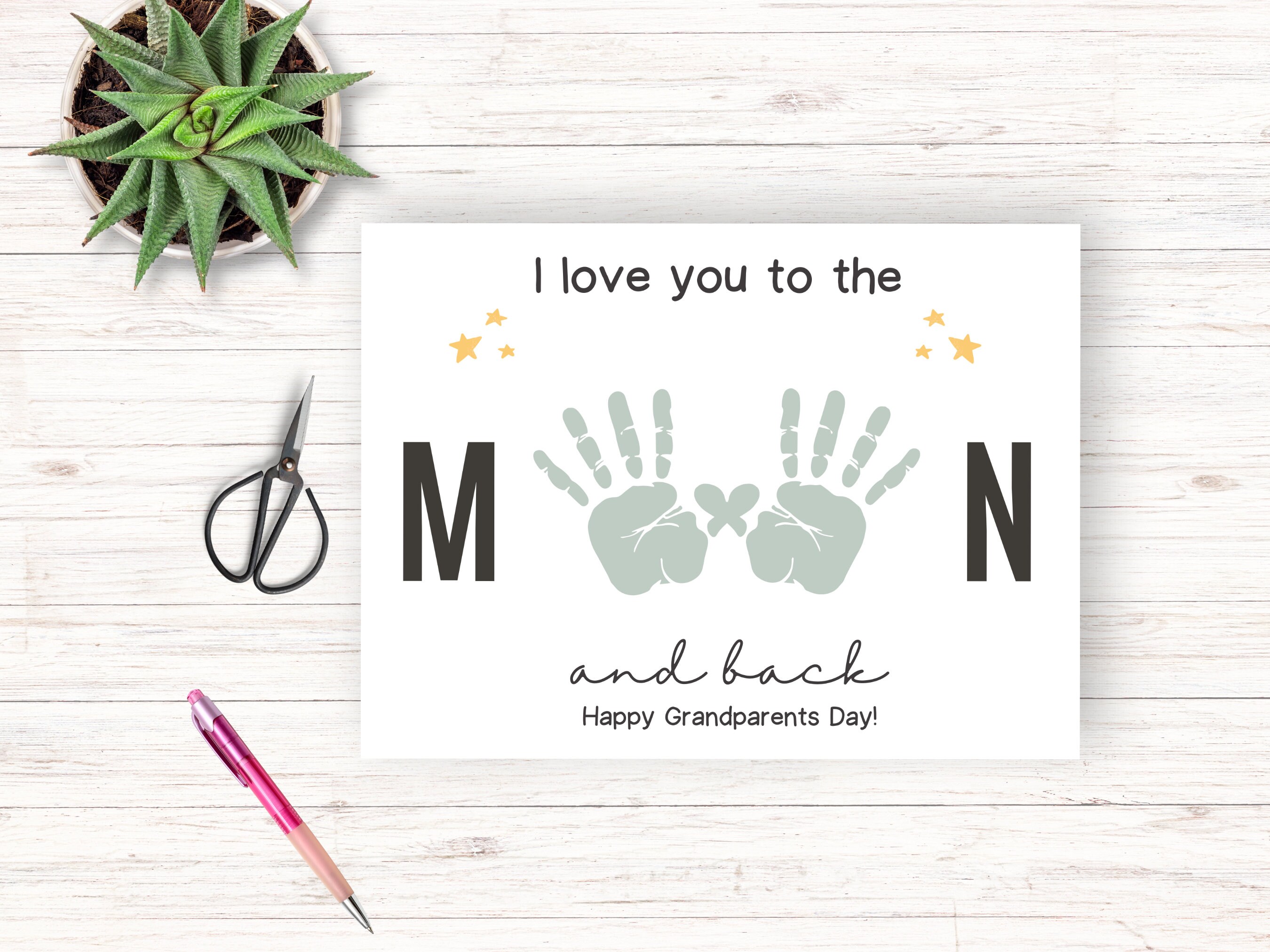 Grandparents Day Handprint Craft Grandparents Day Art - Etsy
