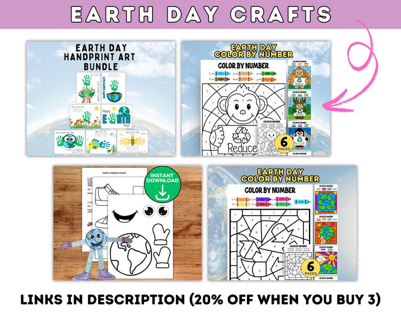 Earth Day Printable Coloring Page, Reduce Reuse Recycling Recycle ...
