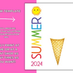 Ice Cream Cone Summer Handprint Craft, Summer Art Project for Kids ...