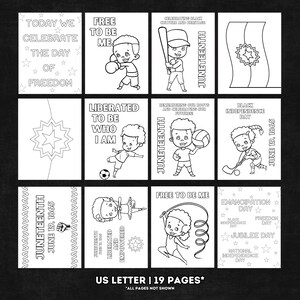 Celebrate Juneteenth Coloring Book for Kids, Juneteenth Activity, Black ...