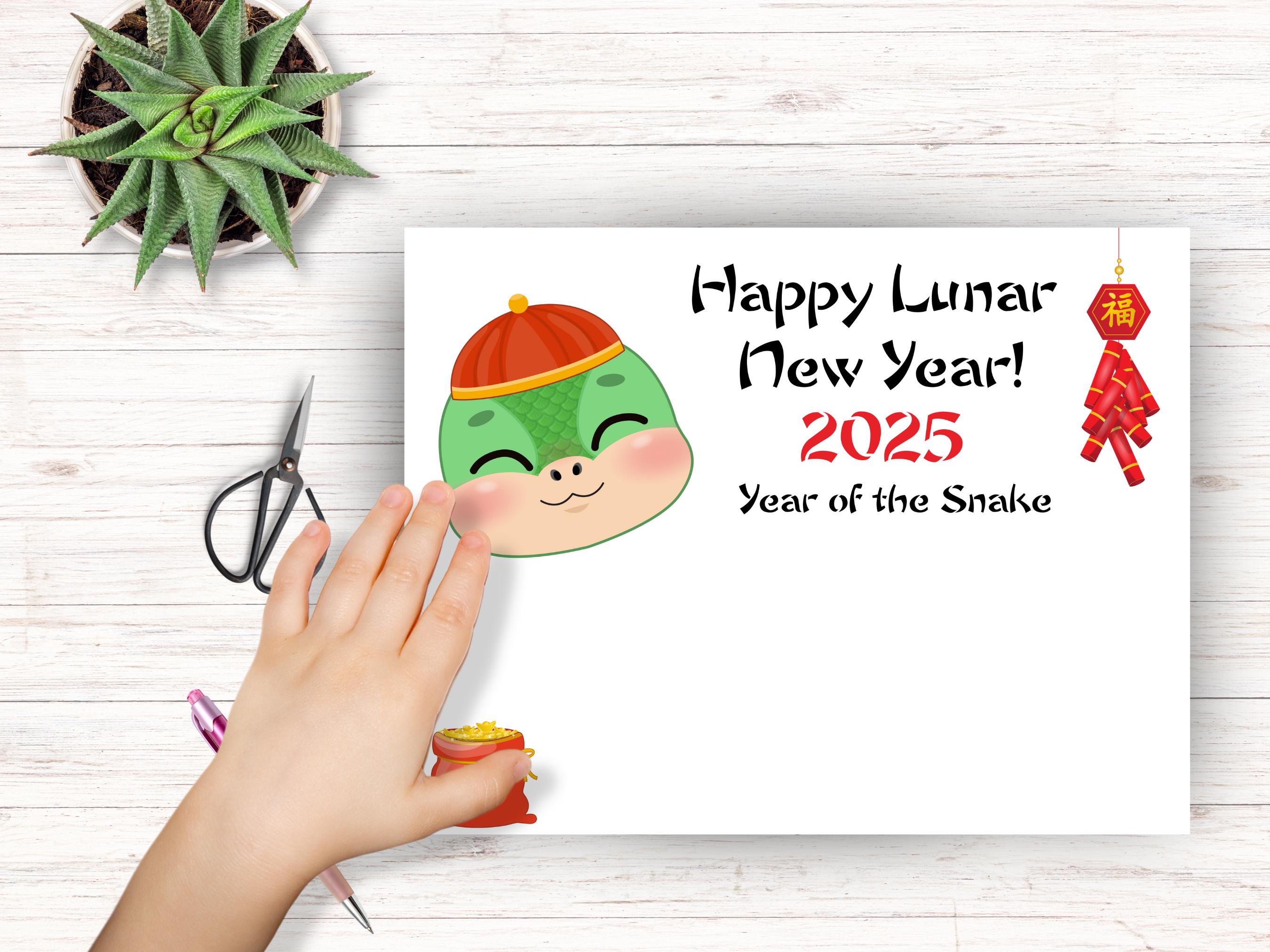 Chinese New Year Handprint Craft, Lunar New Year Handprint Art, Year of ...