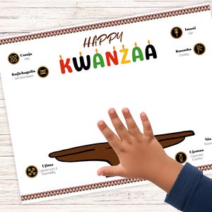 Kwanzaa Handprint Art for Kids, Kwanzaa Handprint Art, Kwanzaa Craft ...