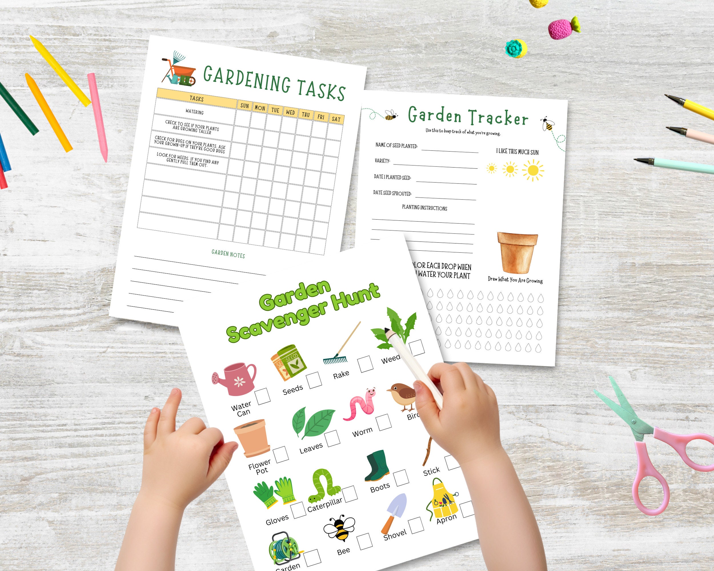 Garden Planner for Kids, Homeschool Gardening Curriculum, Garden Unit ...