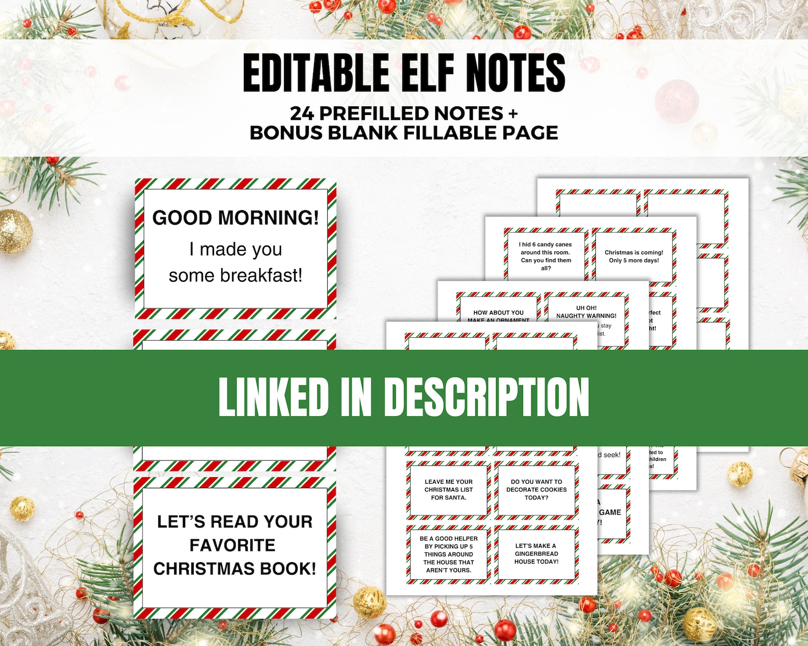 Editable Elf Sick Note, Elf Injury & Recovery Letter, Elf Doctor’s Note ...