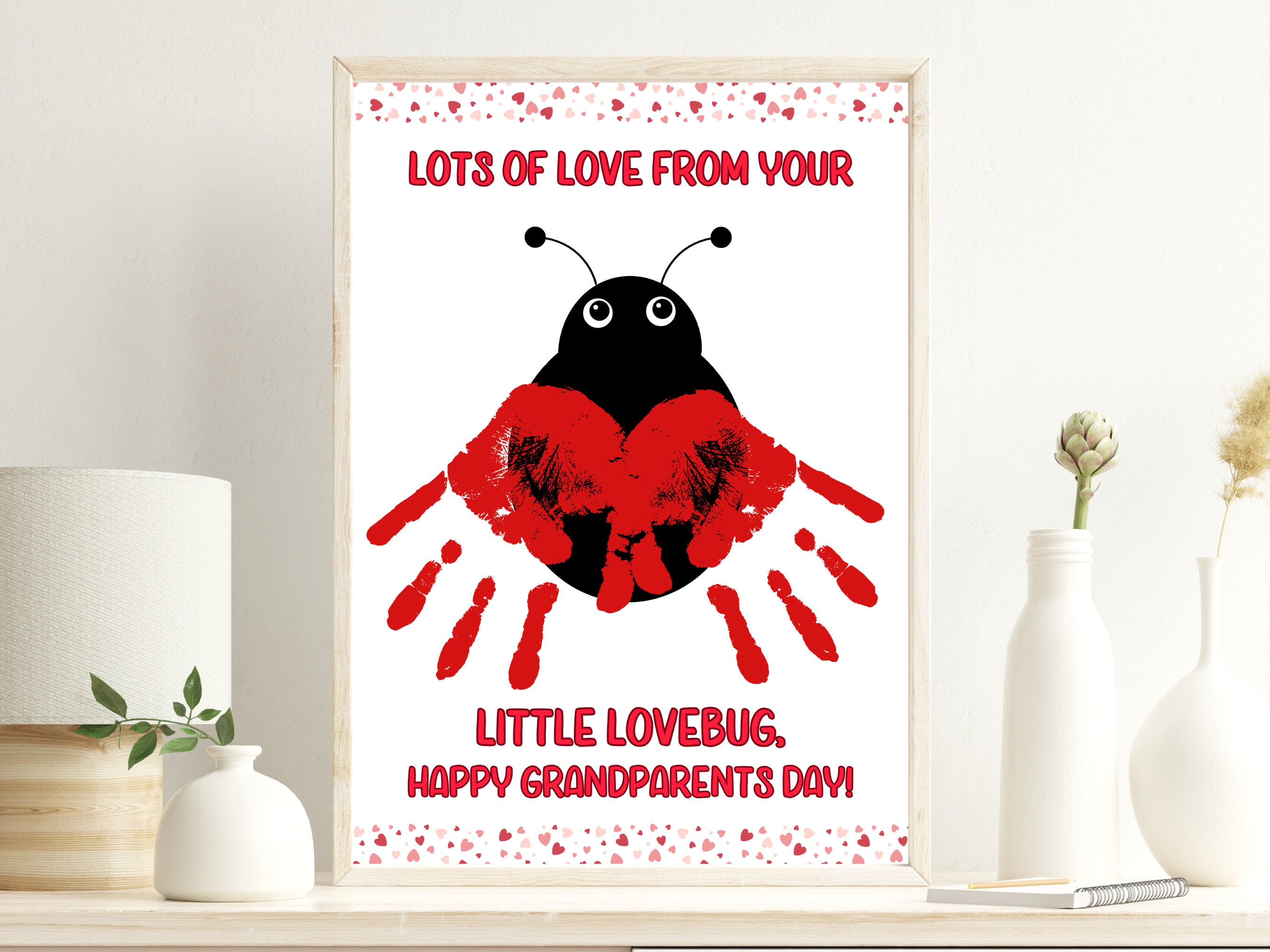 Grandparents Day Handprint Craft Grandparents Day Art - Etsy