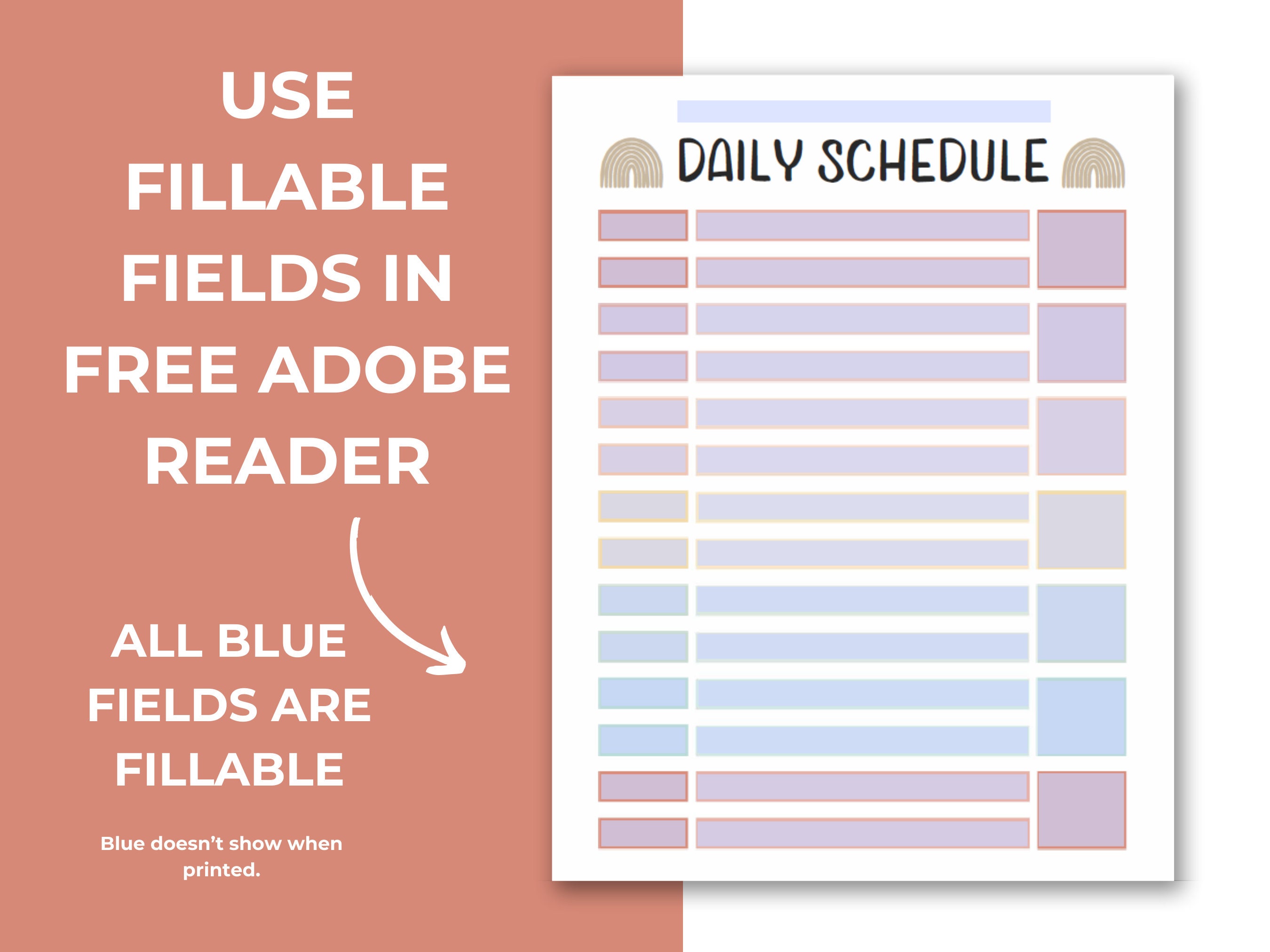 Kids Daily Schedule Template Printable, Homeschool Mom Daily Routine ...