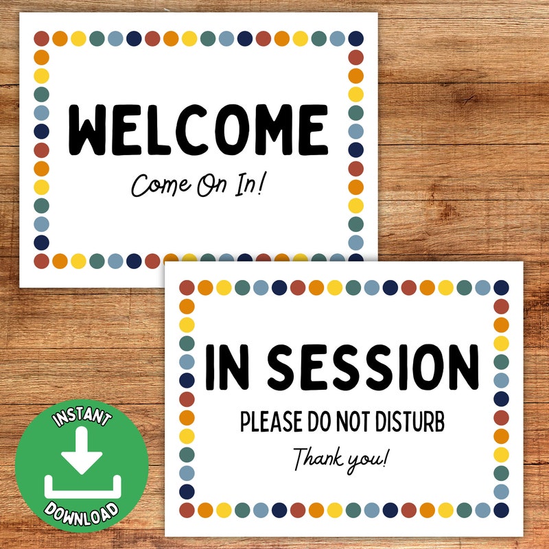 In Session Sign - Etsy