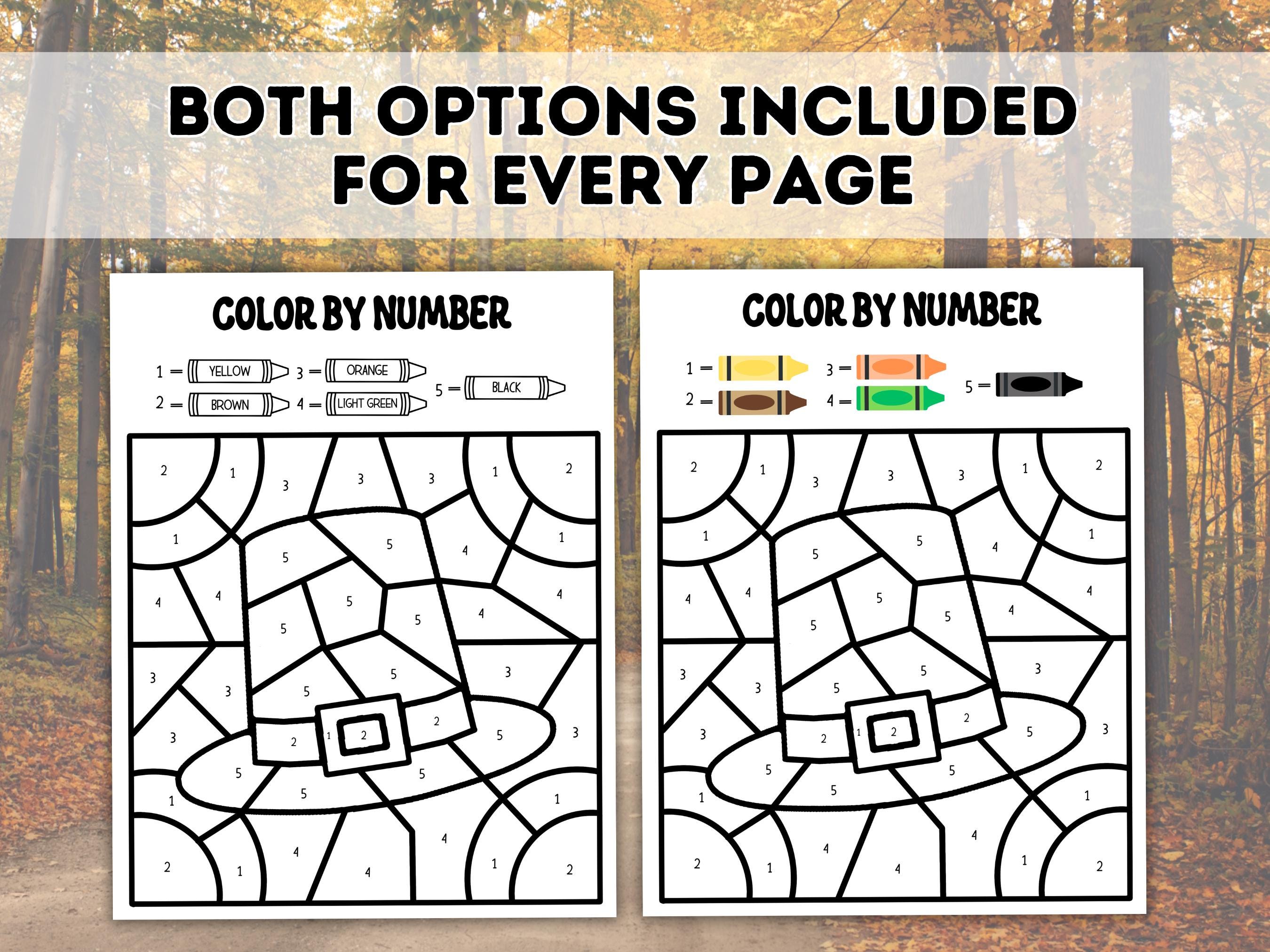 Thanksgiving Color by Number, Thanksgiving Coloring Pages, Thanksgiving ...