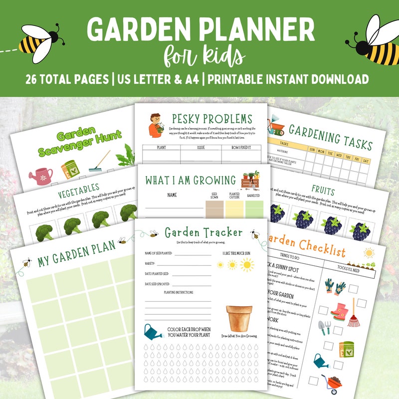 Kids Gardening Curriculum - Etsy