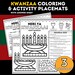 Kwanzaa Kids Coloring and Activities Pages, Printable Kwanzaa Kids ...