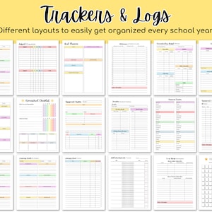 Homeschool Planner Printable 2025-2026, Homeschool Mom Planning Pages ...