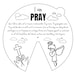 I Can Pray Coloring Wheel Printable Bible Lesson Kids Crafts Bible ...