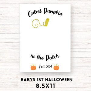 Pumpkin Patch Handprint Art, Fall Craft, Halloween Printable Craft ...