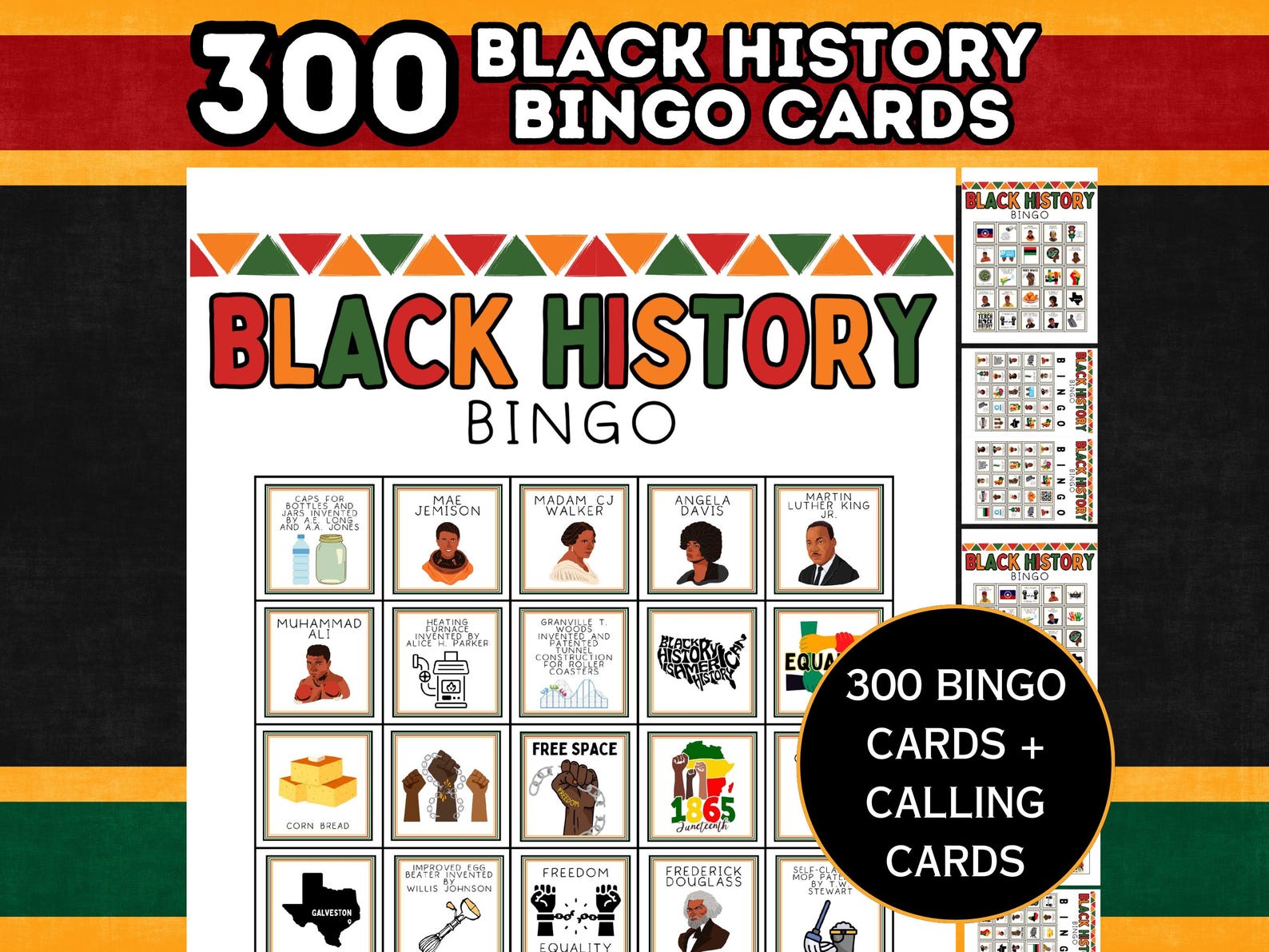 Black History Bingo, Printable Black History Month Activities ...
