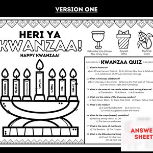 Kwanzaa Kids Coloring and Activities Pages, Printable Kwanzaa Kids ...