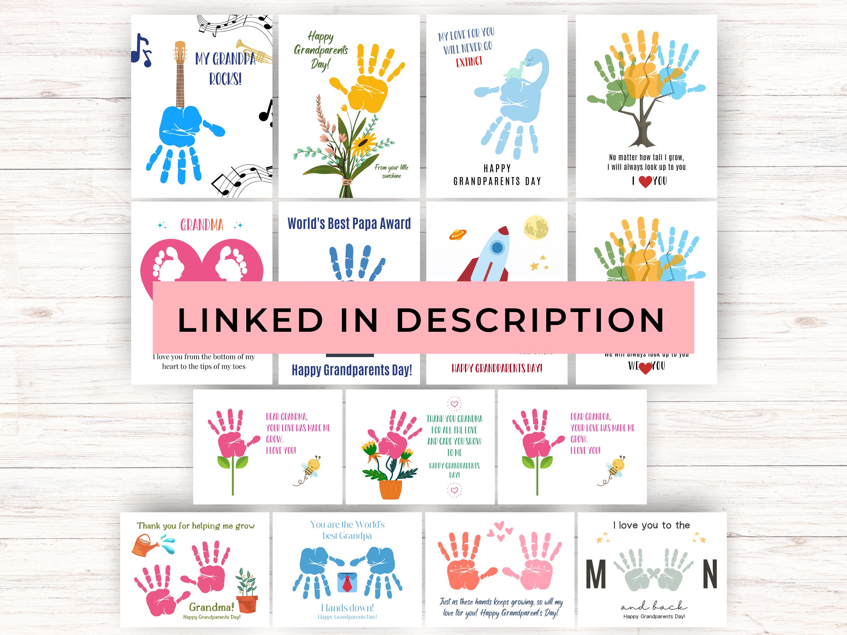 Grandparents Day Handprint Craft, Grandparents Day Art, Grandparents ...