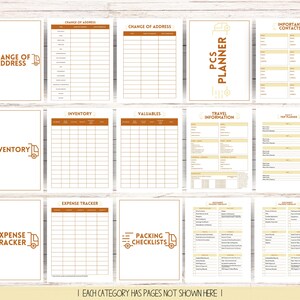 PCS Binder Printable PCS Checklist | Moving Checklist, Moving Binder ...