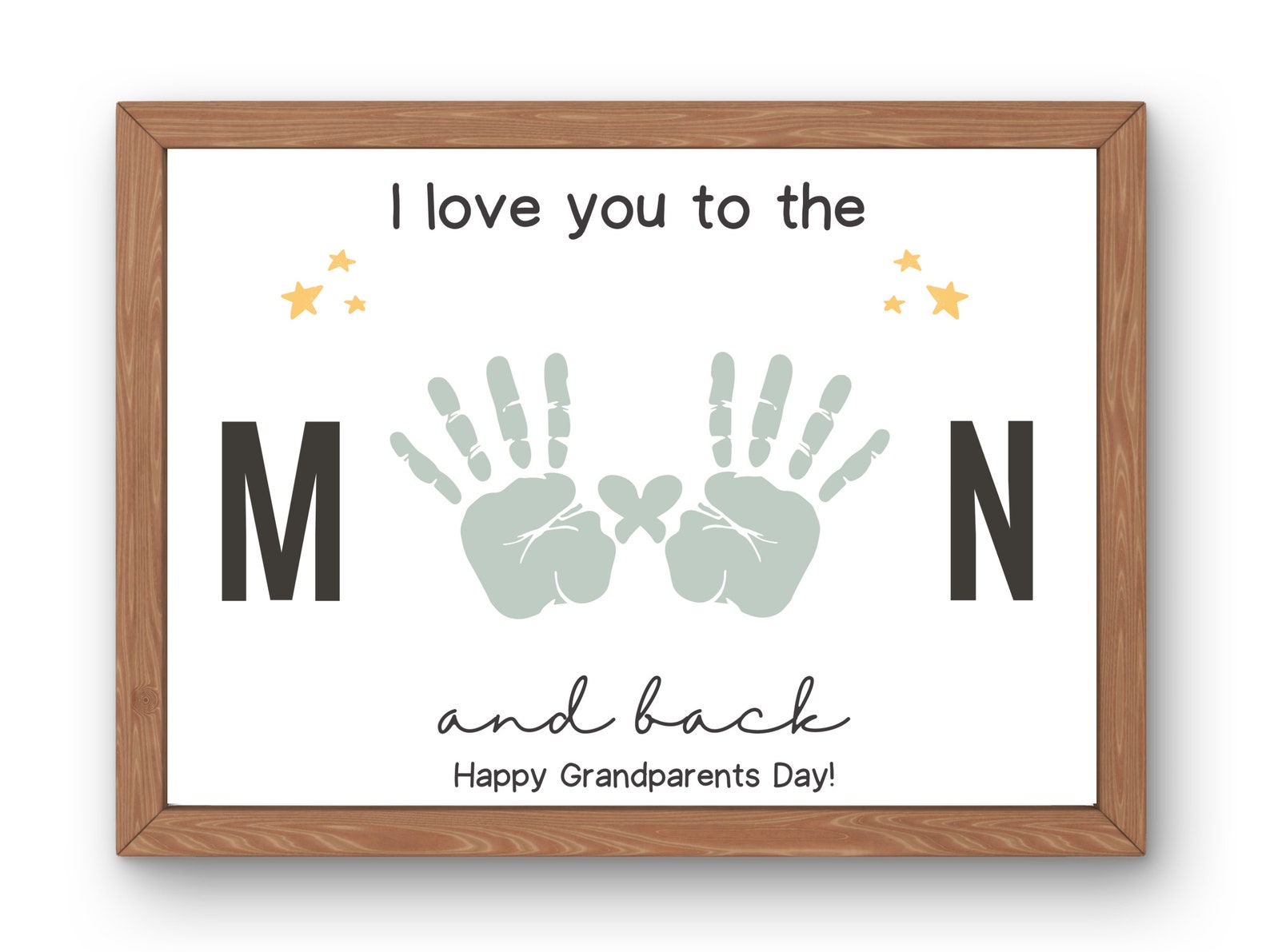 Grandparents Day Handprint Craft, Grandparents Day Art, Grandparents ...