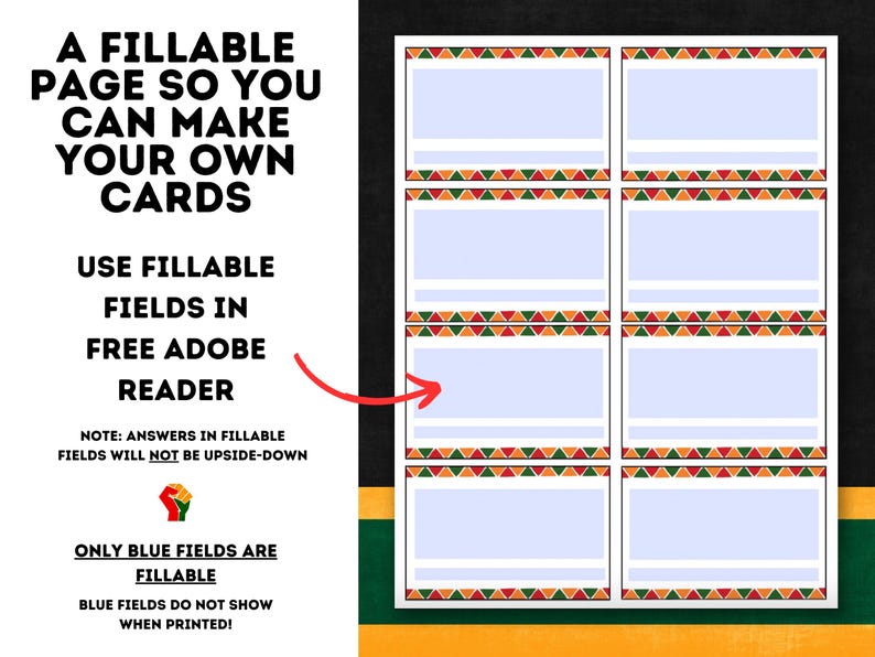 120 Black History Month Trivia Cards, Printable Black History Month ...