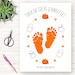 Babys First Halloween Keepsake, Halloween Footprint Art, Halloween Kid ...
