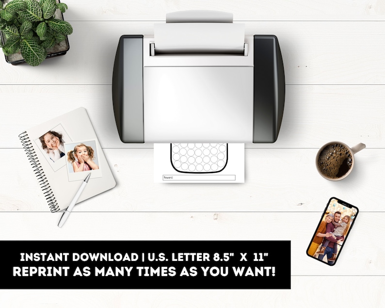 Printable Reward Jar, Kids Reward Chart, Motivational Goal Progress ...