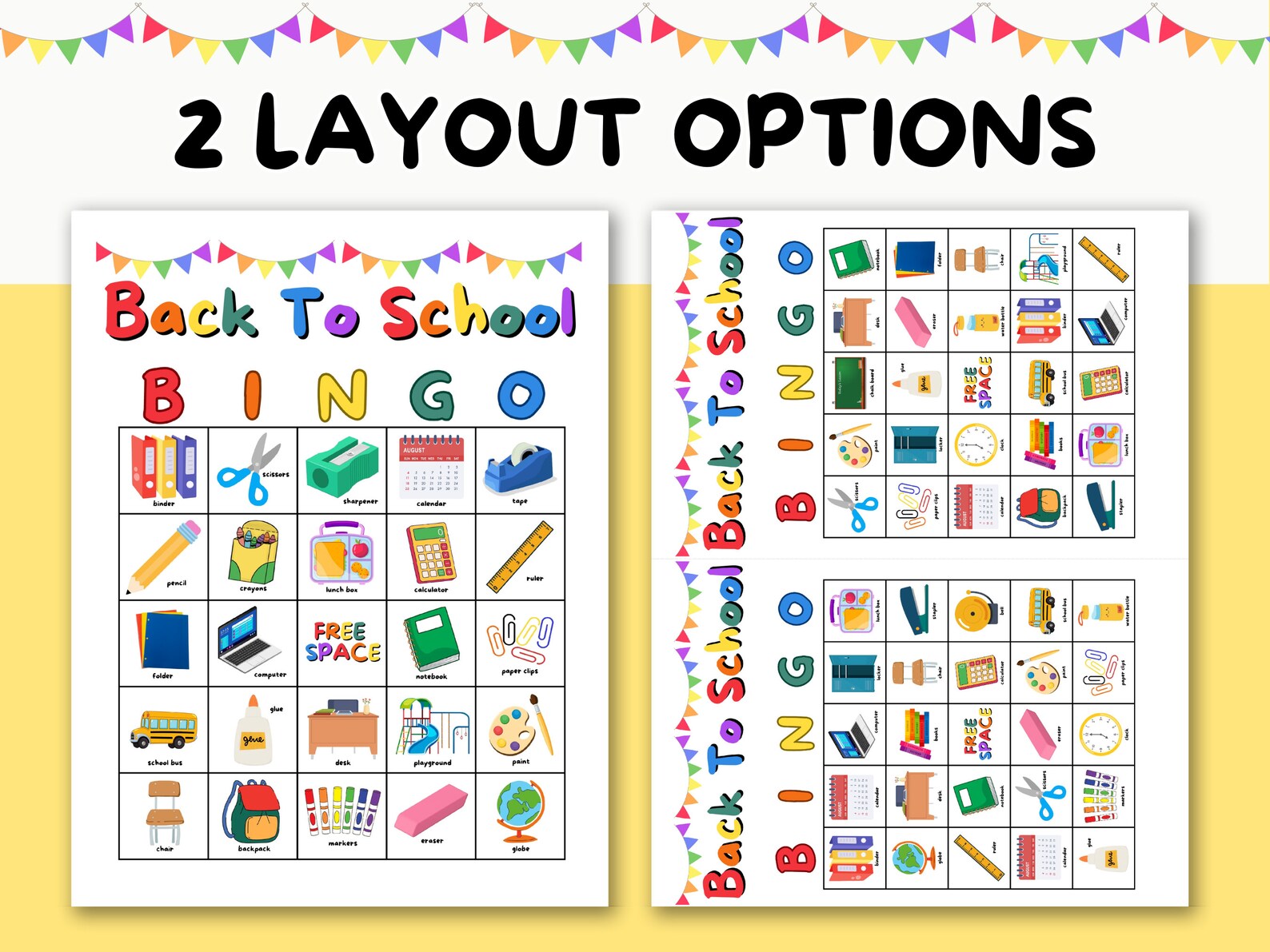 Back to School BINGO, First Day of School Activity, Classroom ...