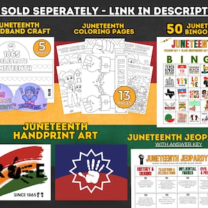 Juneteenth Color by Number Coloring Page for Kids, Juneteenth ...
