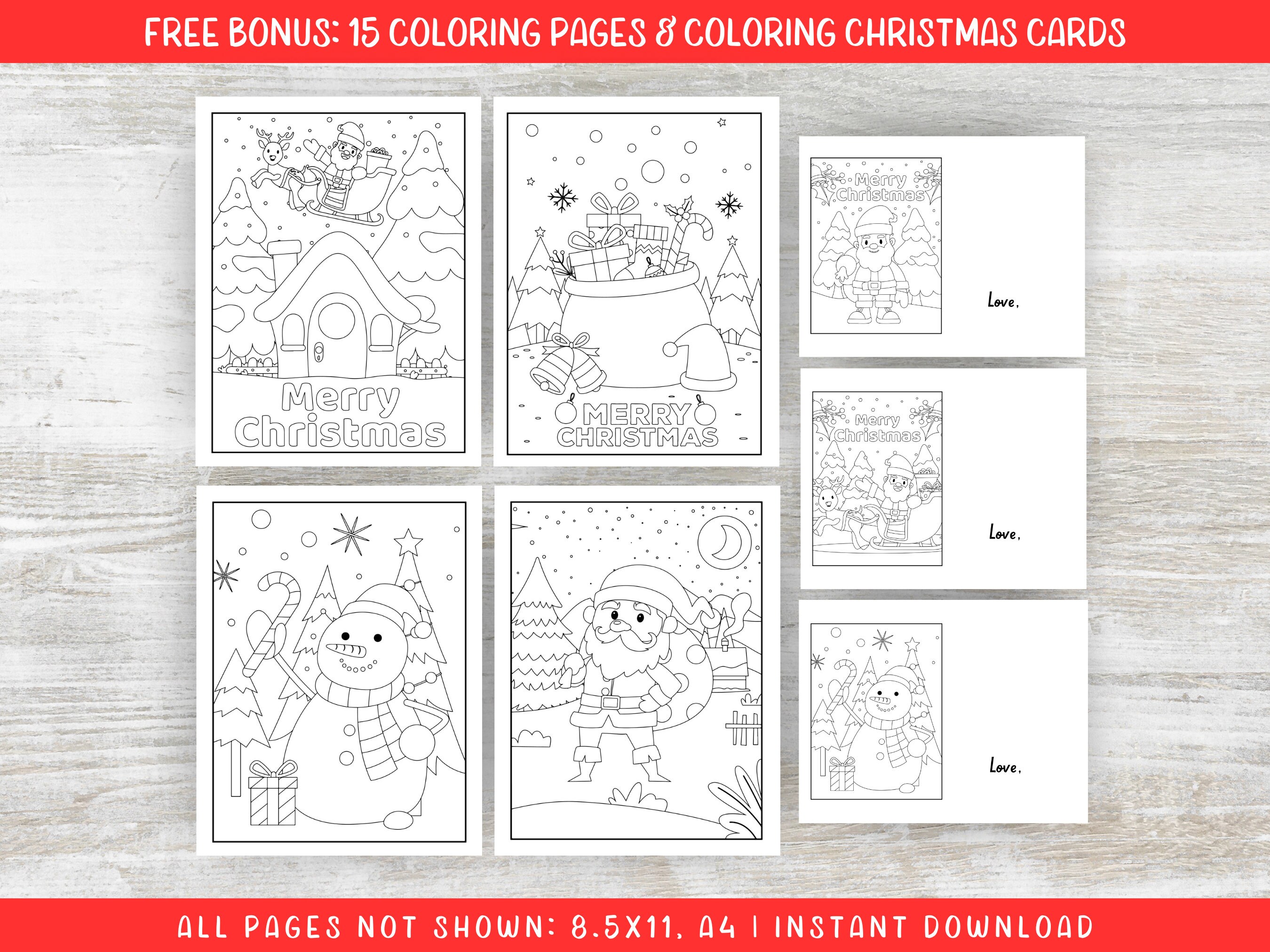 Christmas Handprint Footprint Art Craft Bundle, Holiday Handprint Art ...