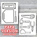 Grandparents Day Craft Toolbox for Grandpa Printable Craft, DIY ...