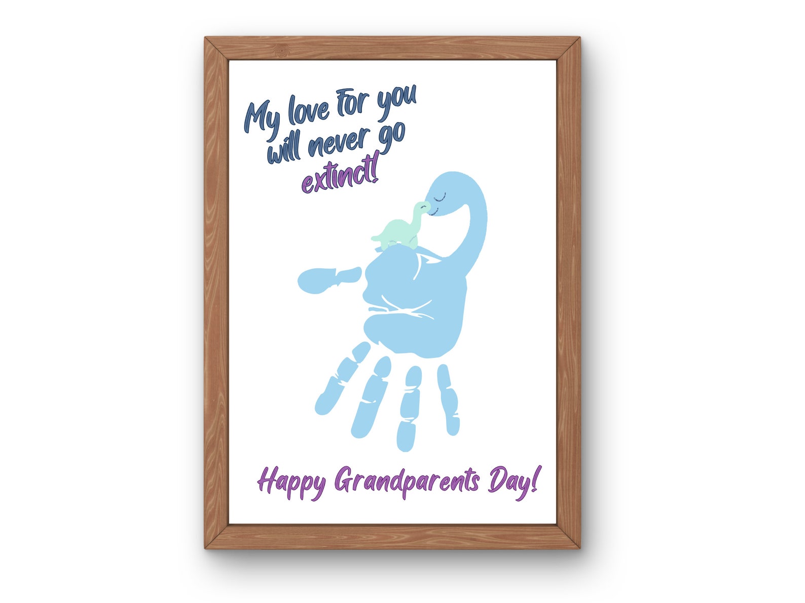 Grandparents Day Handprint Craft, Grandparents Day Art, Grandparents ...
